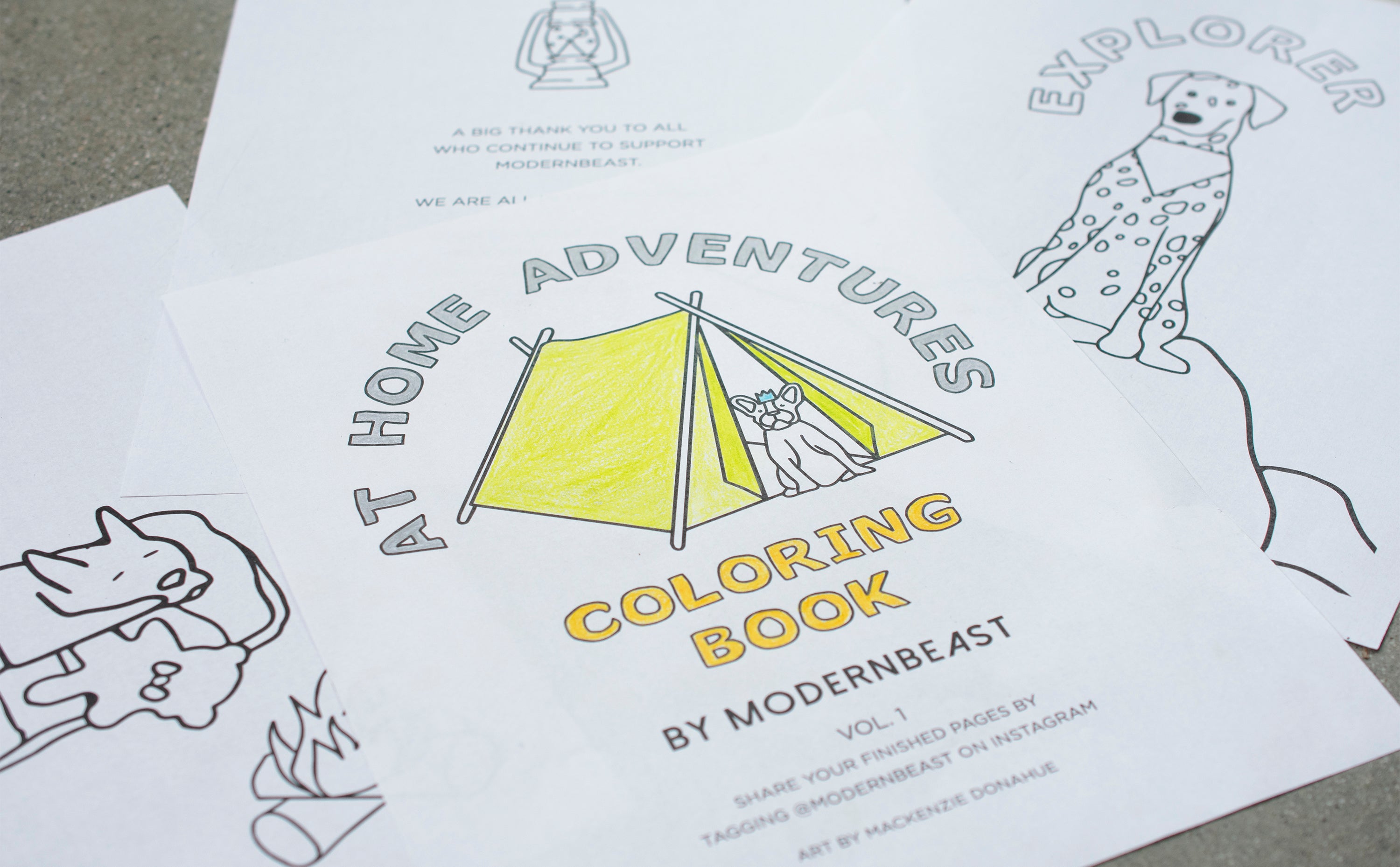 AT HOME ADVENTURES COLORING BOOK DOWNLOAD – MODERNBEAST